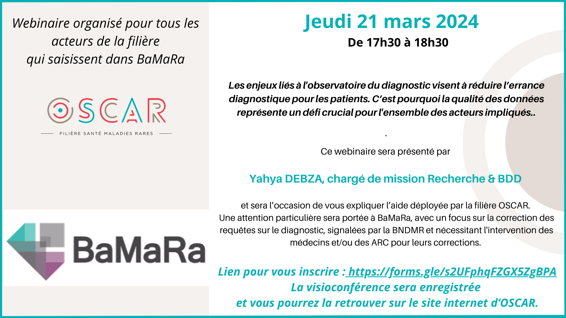 Sessions de formation - OSCAR